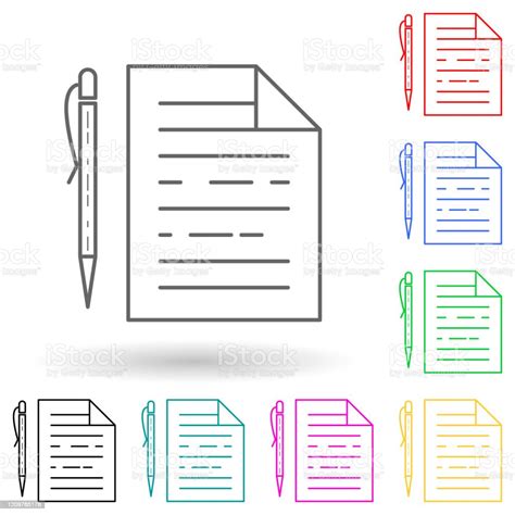 마이크 멀티 컬러 스타일 아이콘 Ui 및 Ux 웹 사이트 또는 모바일 응용 프로그램에 대한 간단한 얇은 라인 미디어 아이콘의