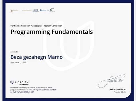 Programming Udacity Continuouslearning Skillgrowth Careerdevelopment Beza Gezahegn