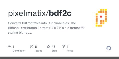 github pixelmatix bdf2c converts bdf font files into c include files