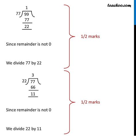 Use Euclids Division Algorithm To Find The HCF Of And