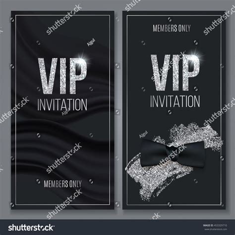 Vip 파티 프리미엄 초대 디자인 템플릿입니다우아한 스톡 벡터로열티 프리 453329710 Shutterstock