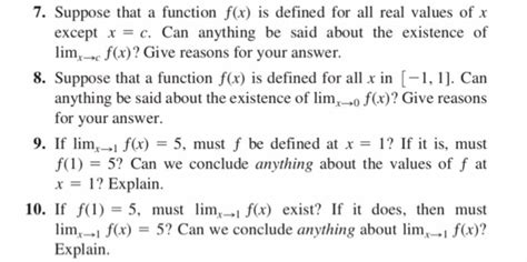solved 7 suppose that a function f x is defined for all