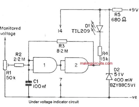 light detector using nand gate circuit diagram [diagram] cir