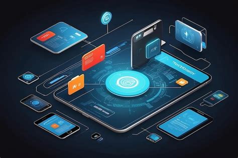 Premium Ai Image Nfc Technology Concept Illustration