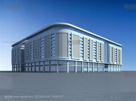 商场购物中心大楼3d模型中式建筑模型下载 摩尔网cgmol