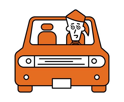 자동차를 운전하는 사람 여성 일러스트 무료 일러스트 소재집 Kukukeke