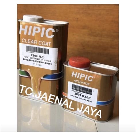 Jual Clear Hipic Hs Kemasan Kaleng Polos Shopee Indonesia