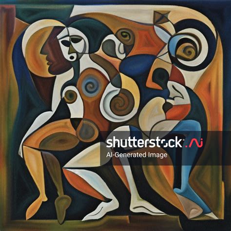 Style Pablo Picasso Abstract Forms Dance Ai Generated Image 2523528807