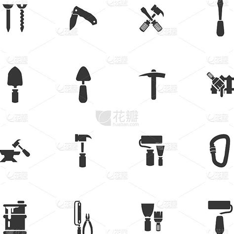 工作工具图标集
