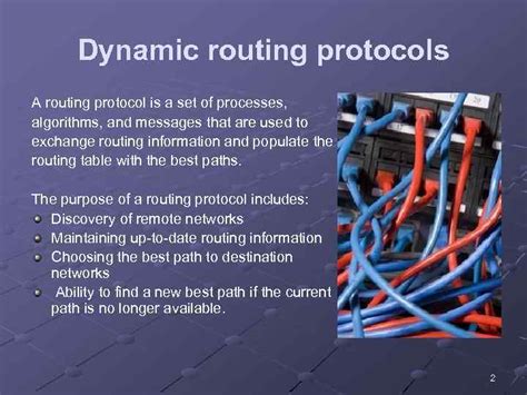 Routing Protocols Dynamic Routing Lecture 4 Dynamic