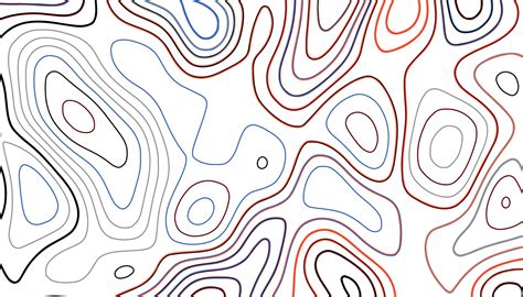 Abstract Topographic Map Concept With Space For Your Copy Colorful Topographical Contour Lines