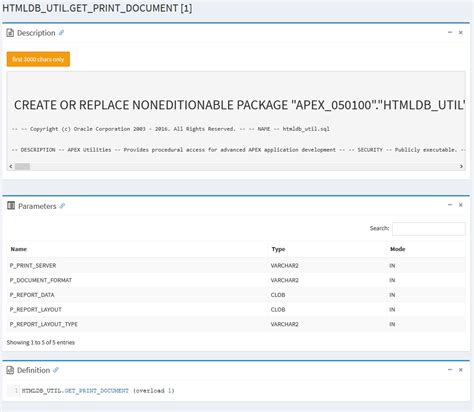 procedures documentation oracle · issue 369 · schemaspy schemaspy · github