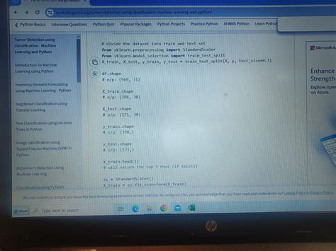 Python Tumor Detection Project Machine Learning Upwork