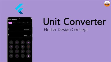 Unit Converter Flutter Design Concept Youtube