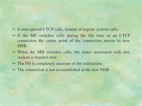 Ppt Protocols For Improving Performance Of Tcp Over Wireless Links Powerpoint Presentation