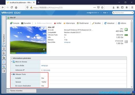 Virtualiser Windows Xp Sous Vmware Esxi 6 7 Vmware Tutoriels Informatiweb Pro
