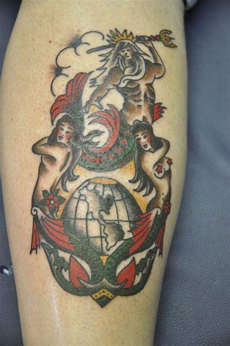 King Neptune Tattoo Neopagan Ink Neptune For Neptunalia
