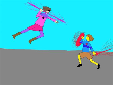 Betty Vs Frisk Final Glitchtale Amino