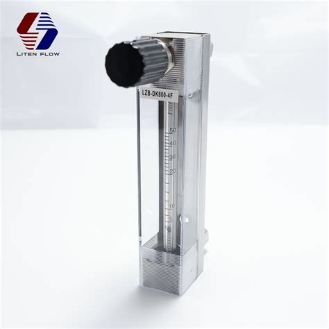 Glass Rotameter Flow Meter With Control Valve