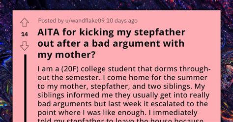 Girl Seeks Advice On Reddit After Kicking Out Her Abusive Stepfather