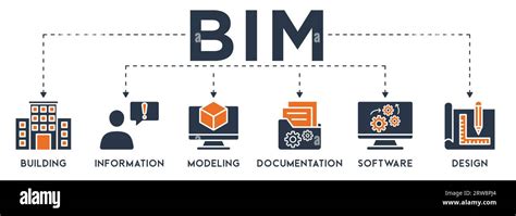 Bim Icon Vector Illustration Building Information Modeling