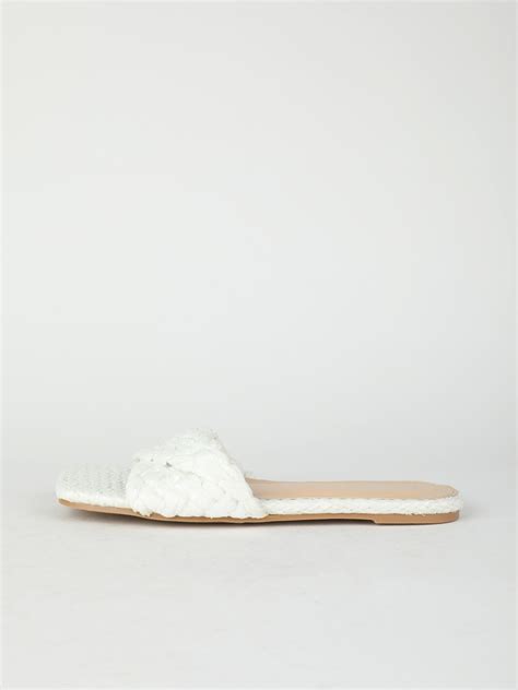 לבן כפכפים קלועים נשים Raid Terminal X