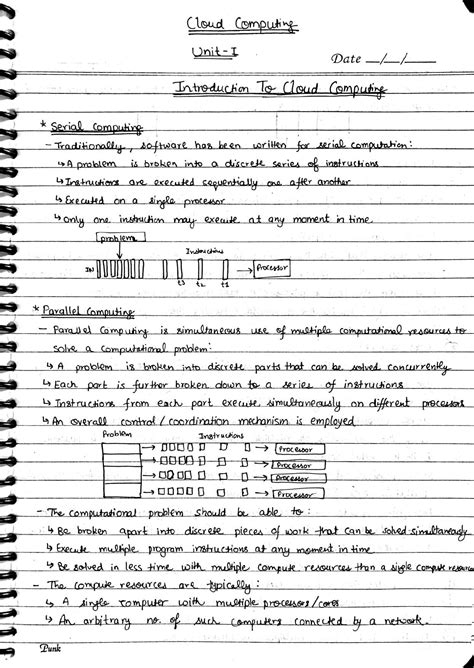 Handwritten Cloud Computing Cloud Computing Studocu