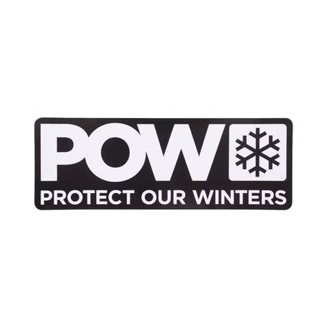 Pow Classic Sticker Protect Our Winters