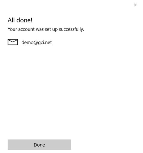 Gci Email Settings And Setup Guide For Windows 10 Gci Support