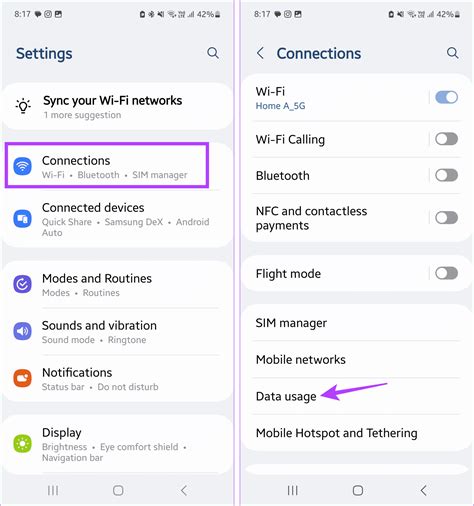 How To Set Up Data Limit On Samsung Galaxy Phones Guiding Tech