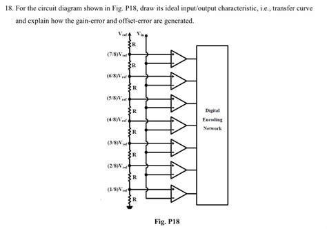Solved 18 For The Circuit Diagram Shown In Fig P18 Draw