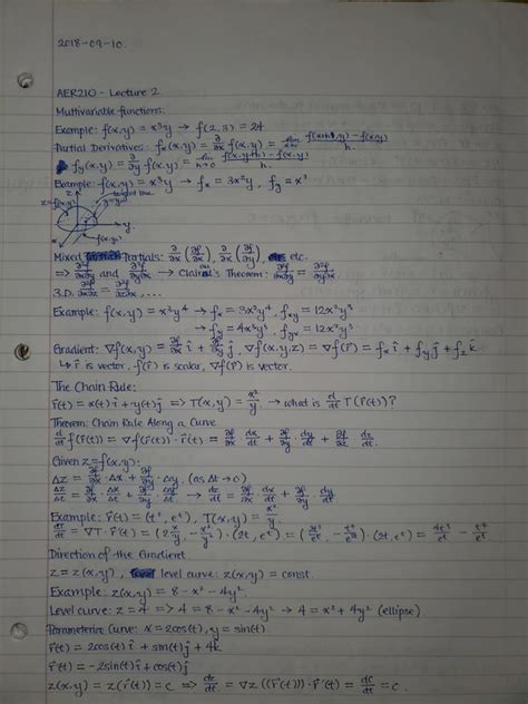 Aer210 Vector Calculus And Fluid Dynamics