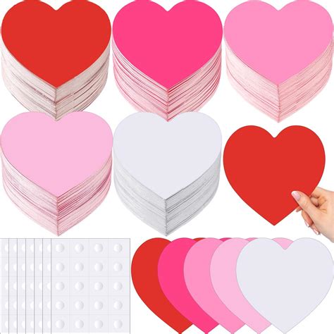 Tatuo 500 Pcs Valentines Day Heart Cutouts Small 2 Paper