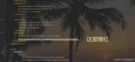 解决 找不到依赖项 ‘org springframework boot spring boot configuration processor