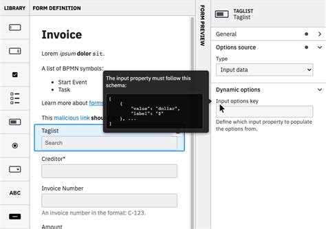 Support Tooltips For Entries · Issue 202 · Bpmn Ioproperties Panel · Github