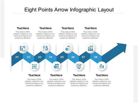 Eight Points Arrow Infographic Layout Ppt PowerPoint Presentation Slides In