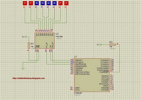 74hc595 Shift Register Interfacing With Atmega8 ~ Hassins Workspace