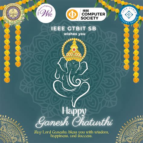 ieee gtbit sb on linkedin वक्रतुण्ड महाकाय सूर्यकोटि समप्रभ