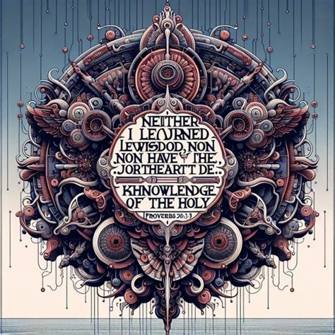 What Does Proverbs 330 Mean Bible Art