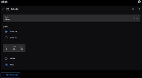 Wth Are Calendar Trigger Attributes So Limited Month Of What The Heck Home Assistant