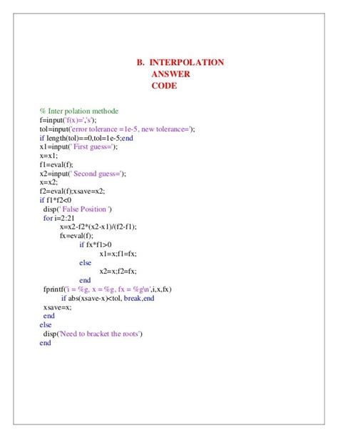 Program For Bisection Method In Fortran Tutorial