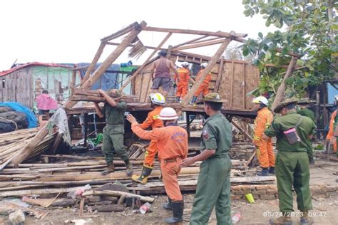 သံဖြူဇရပ်မြို့နယ်၊ စက်စဲကျေးရွာအုပ်စု၊ ရသေ့တောင်ကျေးရွာ နှင့် ပတ်ဝန်းကျင် တစ်ဝိုက်၌ လေပြင်းတိုက