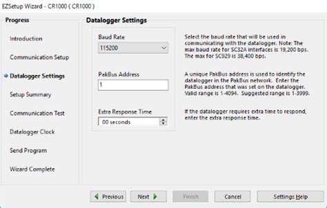 Setting Up The Logger Measurand Support