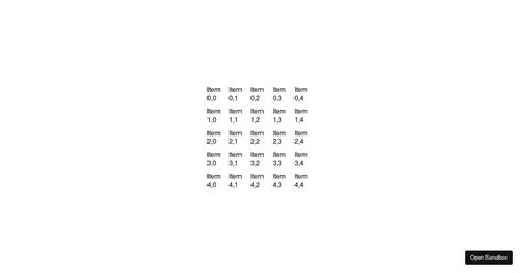 React Window Center Codesandbox