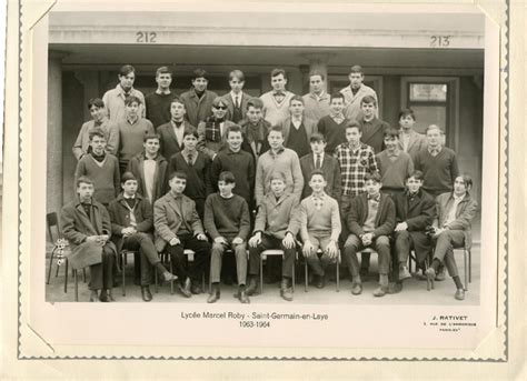 Photo De Classe 1° De 1964 Lycee Marcel Roby Copains Davant