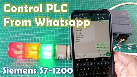 Control Plc Siemens S7 1200 From Whatsapp Using Node Red Youtube
