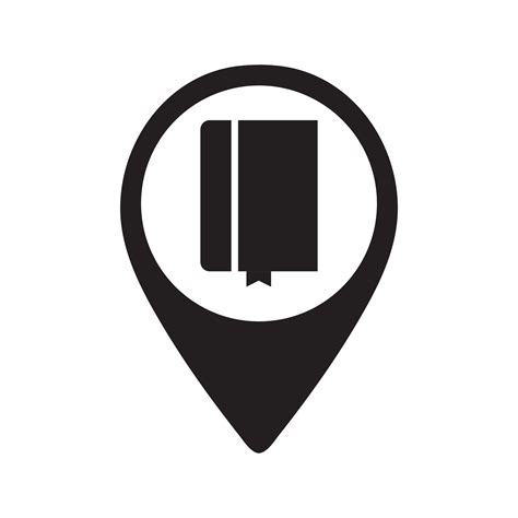 Library Map Pin Icon 11574771 Vector Art At Vecteezy