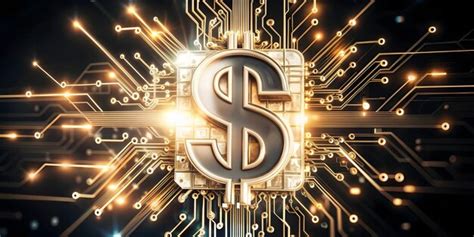 Photo Realistic As Ai Algorithm And Dollar Sign Concept As An Ai Algorithm Icon Paired With A