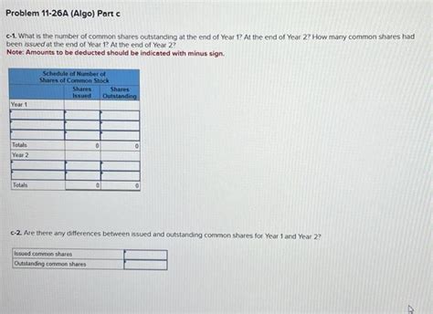 Solved Required Information Problem 11 26a Algo Recording