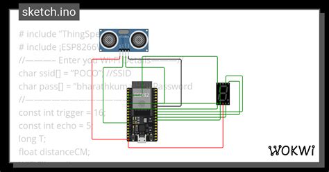 Nodemcu Ultrasonic Sensor Copy Wokwi Esp32 Stm32 Arduino Simulator